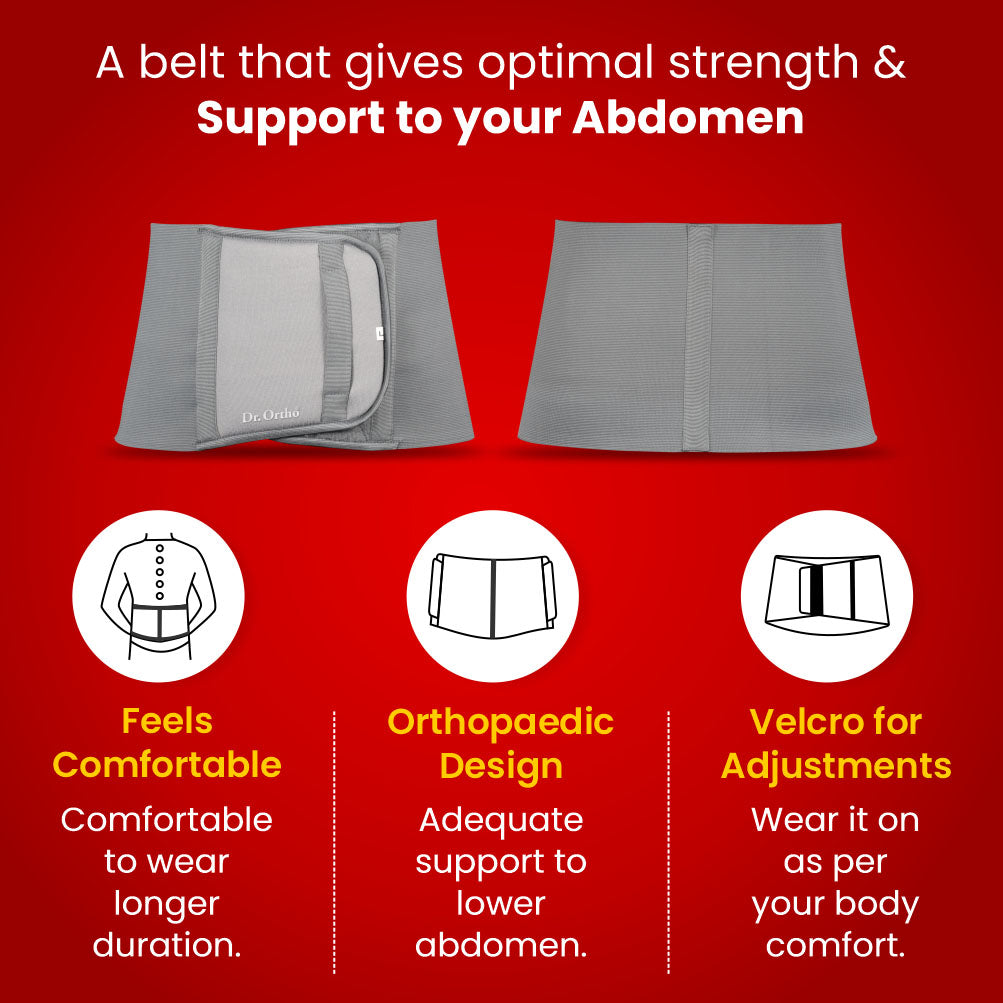 Abdominal Belt | Comfortable Support for Abdomen and Stomach – Dr. Ortho