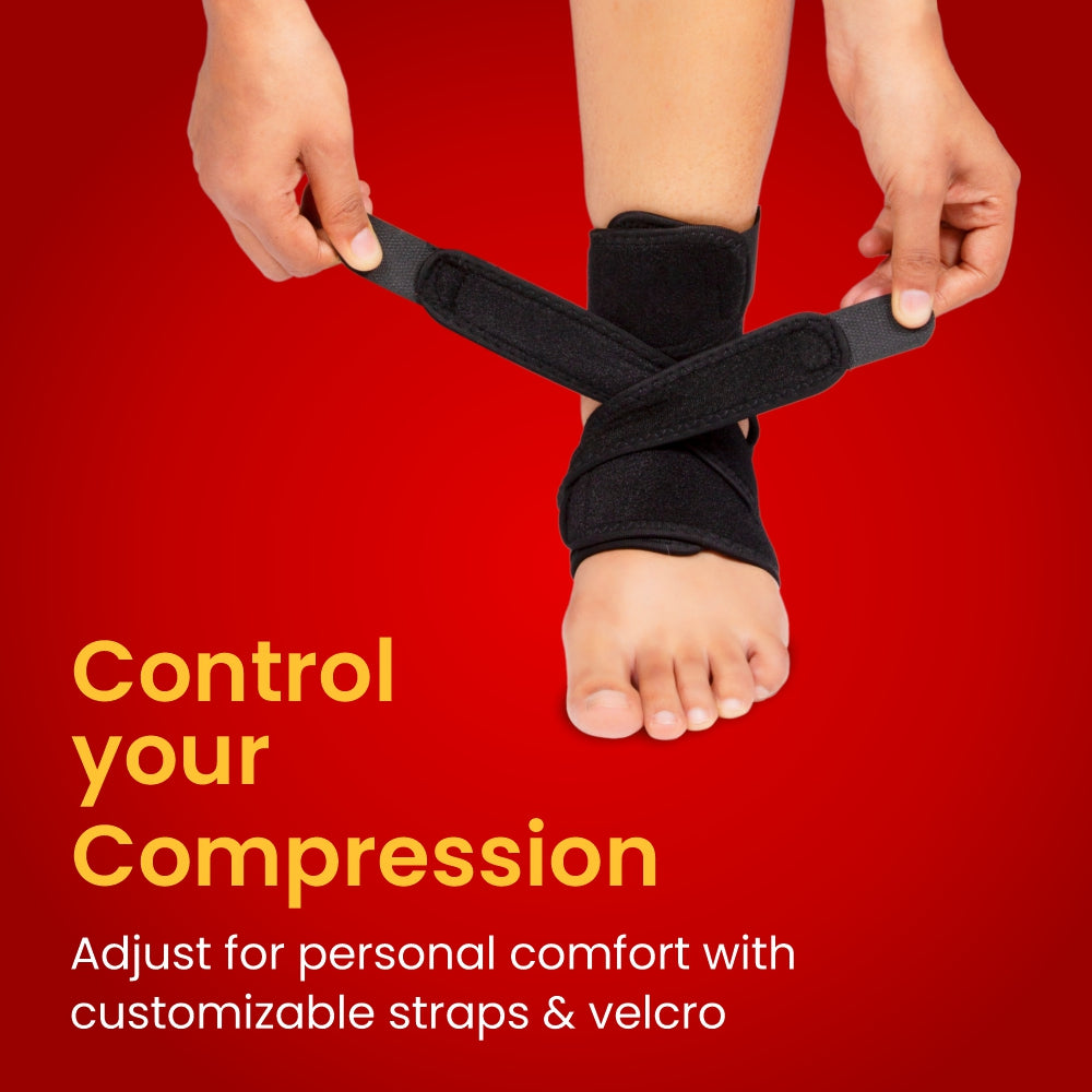 Adjustable Neoprene Ankle Wrap | Comfortable Ankle Stability – Dr. Ortho