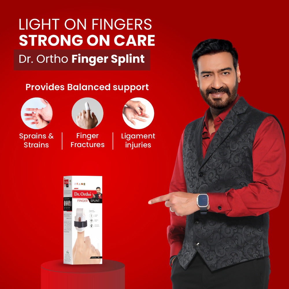 Finger Splint for Injury, Support & Comfort | Adjustable Fit – Dr. Ortho