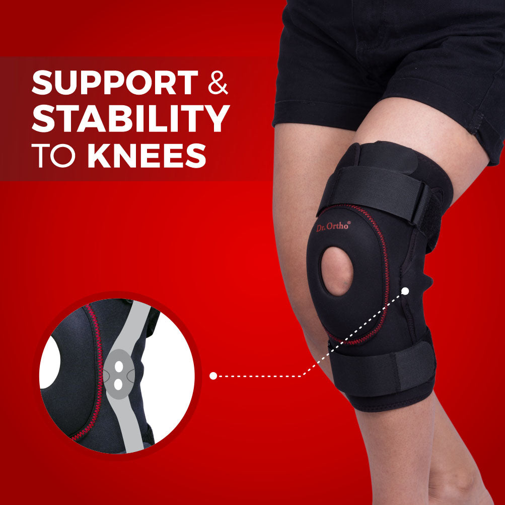 Neoprene Knee Hinge Stabilizer | Adjustable Knee Brace for Enhanced ...