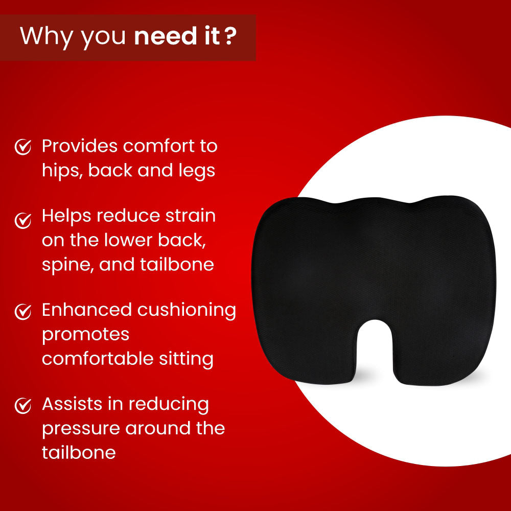 Dr Ortho Coccyx Tailbone Cushion | Pillow for Tailbone Pain – Dr. Ortho