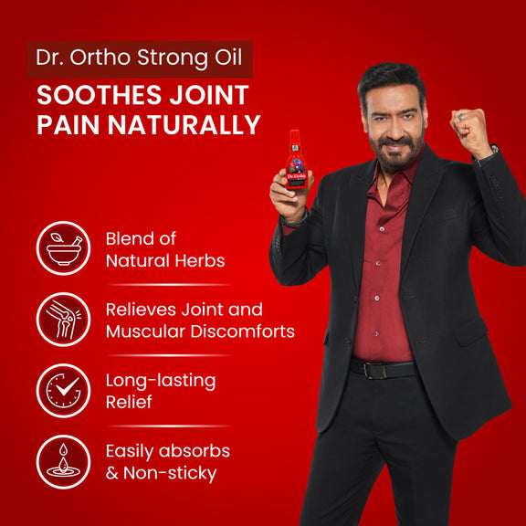 Buy Ayurvedic Joint Pain Relief Oil | Dr. Ortho Strong Oil