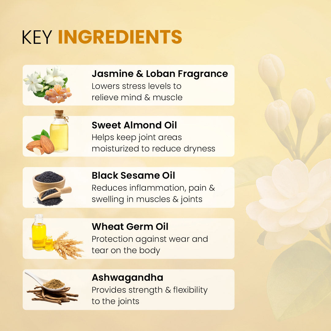 Jasmine & Loban Massage Oil – Natural, Nourishing Body Massage Oil – Dr ...