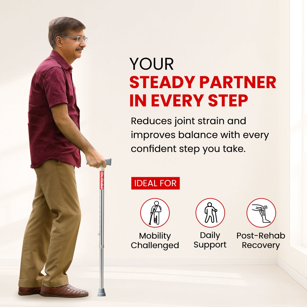 Walking Stick | Comfortable Grip and Strong Support for Daily Use – Dr ...